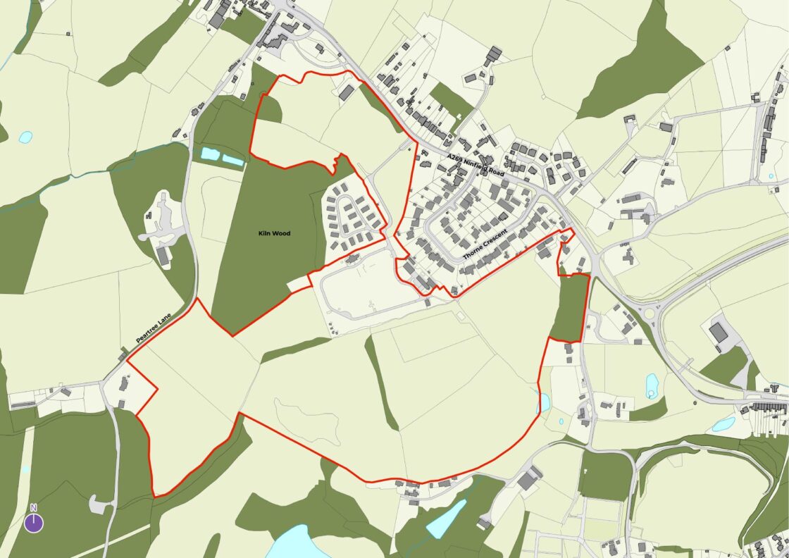 Site context - Ninfield Road, Bexhill